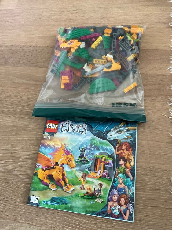 lego elves 41175 fire dragon‘s lava cave set (Gebraucht) in Adliswil ...