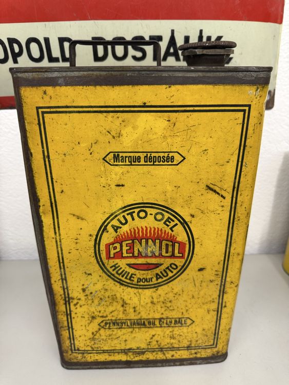 Rare et ancien bidon d’huile Pennol Bâle Basel Suisse CH (D'occasion) à ...