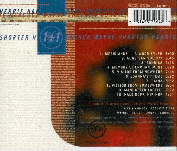 Herbie Hancock [VERVE] with Wayne Shorter (D'occasion) à Unterbäch VS ...