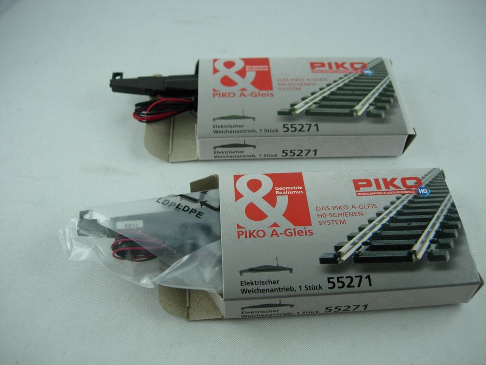 PIKO A-Gleis Lot mit 2 x 55271 Weichenantrieb elektrisch (Neu und ...