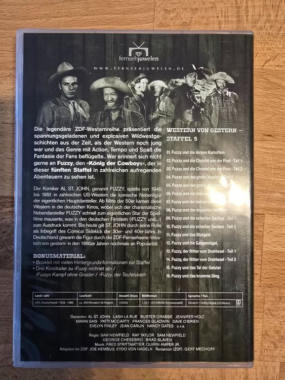 Western von Gestern-Staffel 5-DVD-Box-Kult-Western! (Gebraucht) in ...