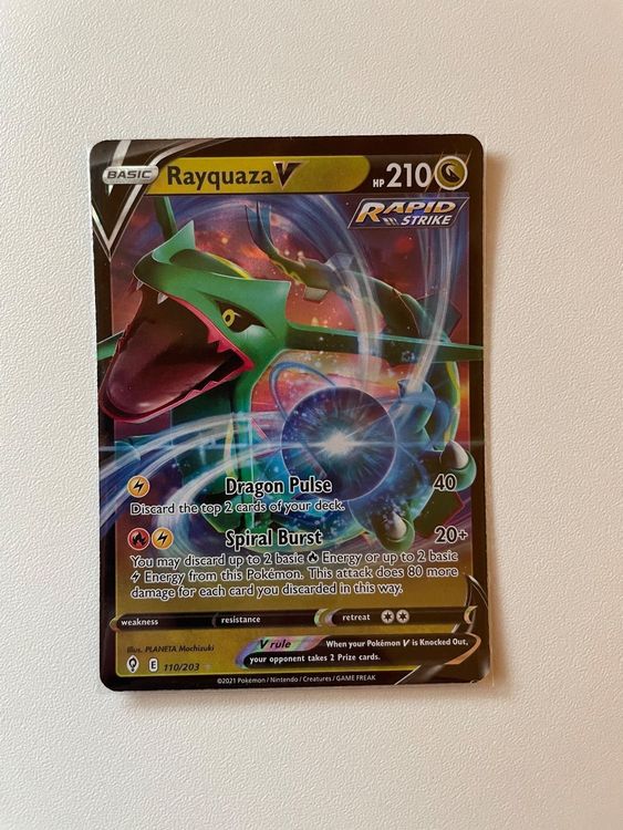 Pokemon Rayquaza V | Kaufen auf Ricardo