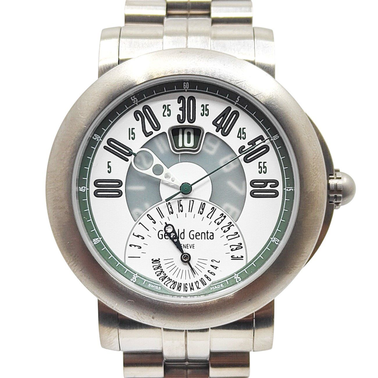 Gérald Genta Arena Bi-Retro White Dial (Gebraucht) in Montreux für CHF 5890 – mit Lieferung auf ...