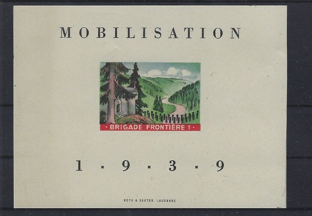 Brigade Frontière 1 Einerbögli geschn. 100.00 Nr. 1a/4 ** (Neu (gemäss ...