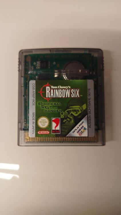 Rainbow Six Gameboy Color Modul Cartridge Rarität (Gebraucht) in ...