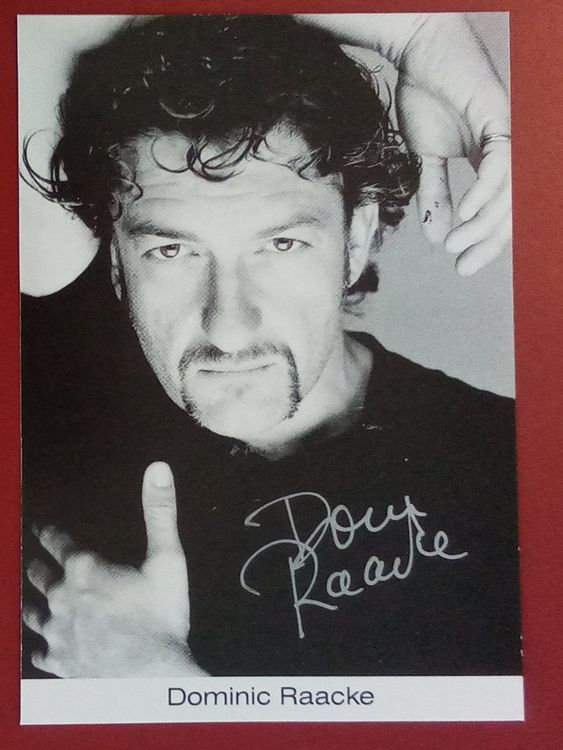 Dominic Raacke Autogramm signiert Fotopostkarte 10x15cm (Gebraucht) in ...