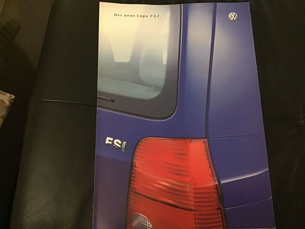 VW Lupo FSI Faltprospekt Mai 2001 (Gebraucht) in Scherzingen für CHF 6 ...