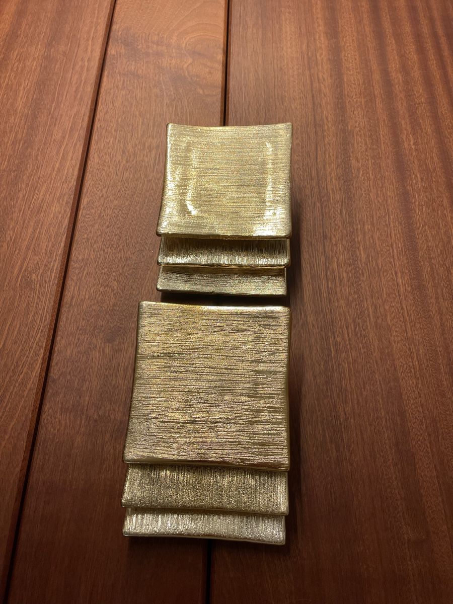 Teller, Dekoration, Tischgedeck, golden, Weihnachten (Neu (gemäss ...