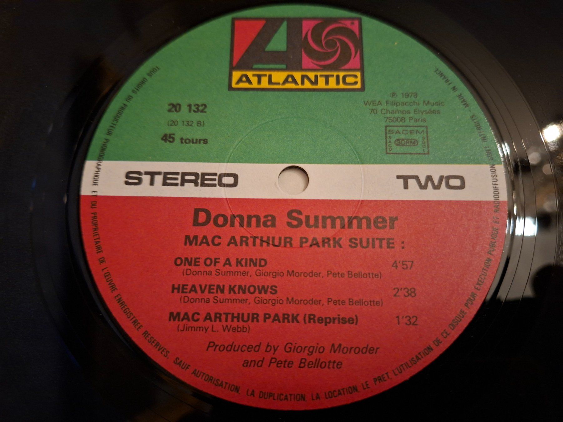 Disco / Funk Maxi 12" - Donna Summer - Mac Arthur Park -1979 (Gebraucht ...