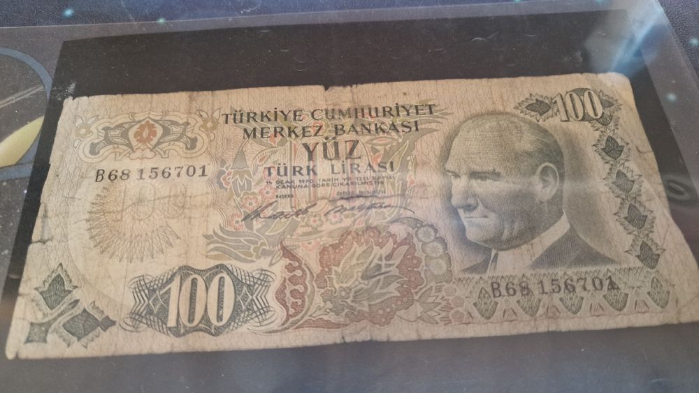 Alte türkische Banknote 100 Lira 1970 | Kaufen auf Ricardo