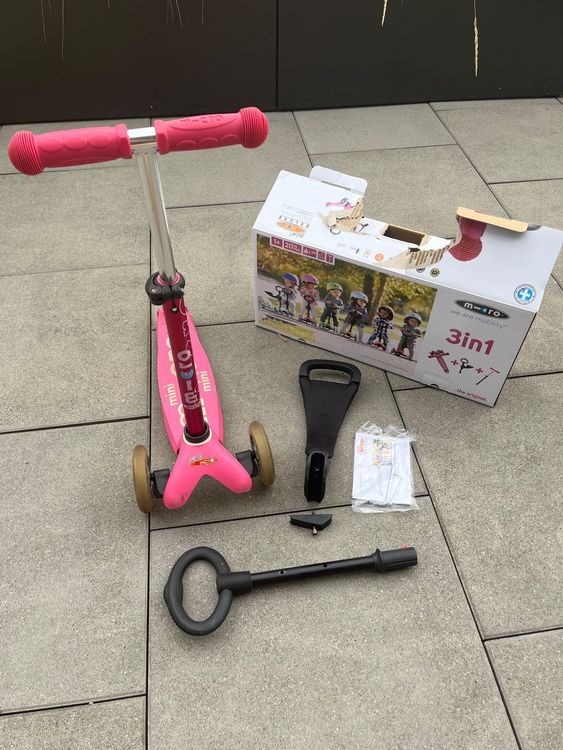 Mini micro 3in1 deluxe pink | Kaufen auf Ricardo