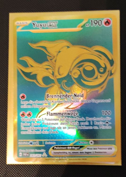 Yuyu EX Pokemon Karte, Gold, Full Art | Kaufen auf Ricardo