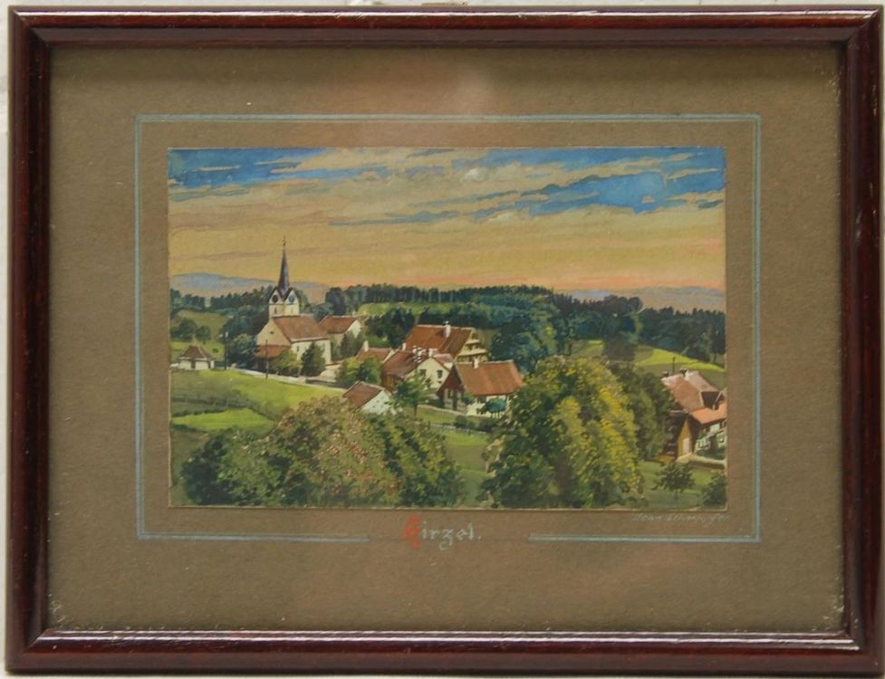 Horgen Hirzel ZH altes Aquarell , ca.1900 (Gebraucht) in Solothurn für ...