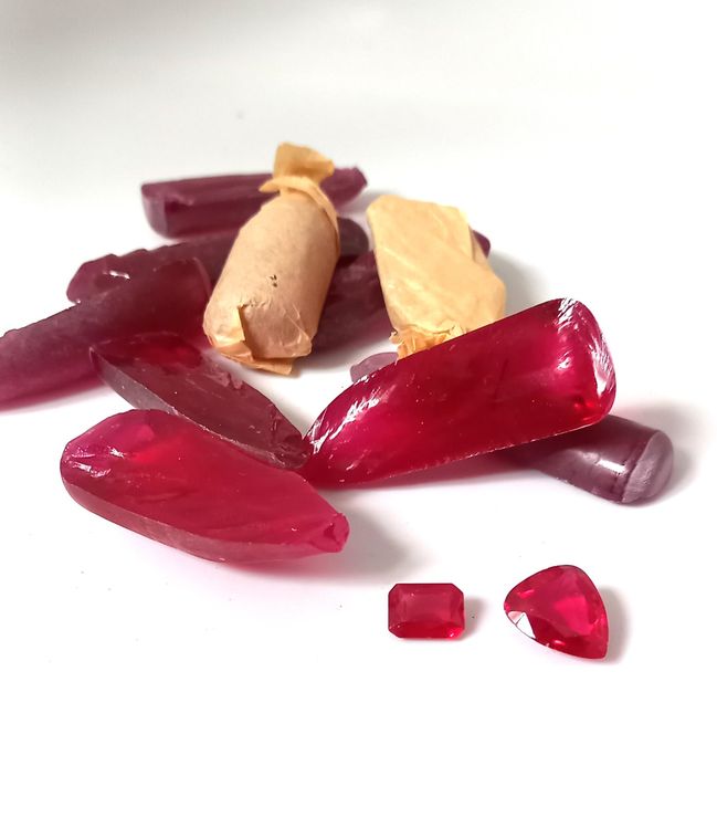 Rubin Synthese nach Auguste Verneuil (Neu (gemäss Beschreibung)) in ...