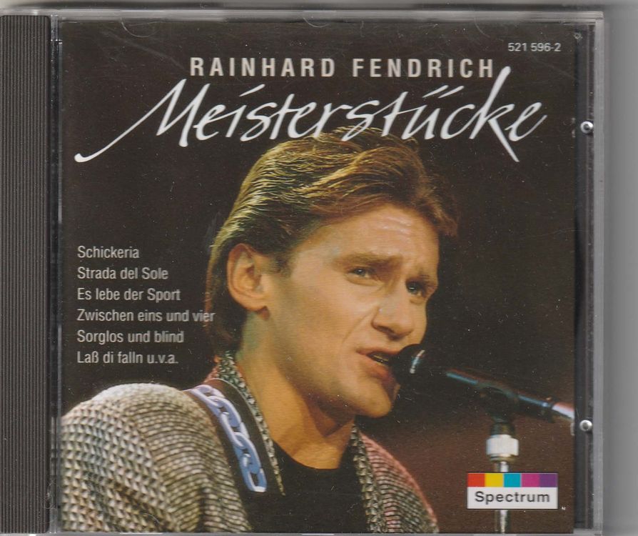 Reinhard Fendrich Meisterstücke CD Kult Schlager 90er (Gebraucht) in ...