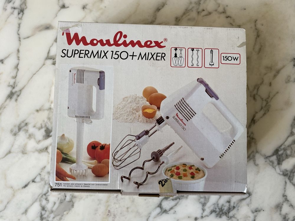 Moulinex Supermix 150 Handmixer + Mixer, OVP (Neu und originalverpackt ...
