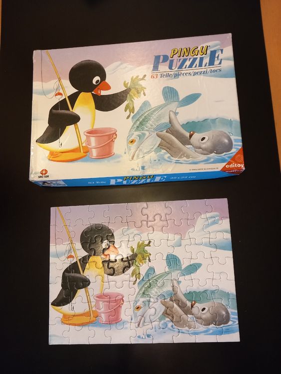 PINGU Puzzle SRG SSR 63 Teile Vintage (Gebraucht) in Nänikon für CHF 12 ...