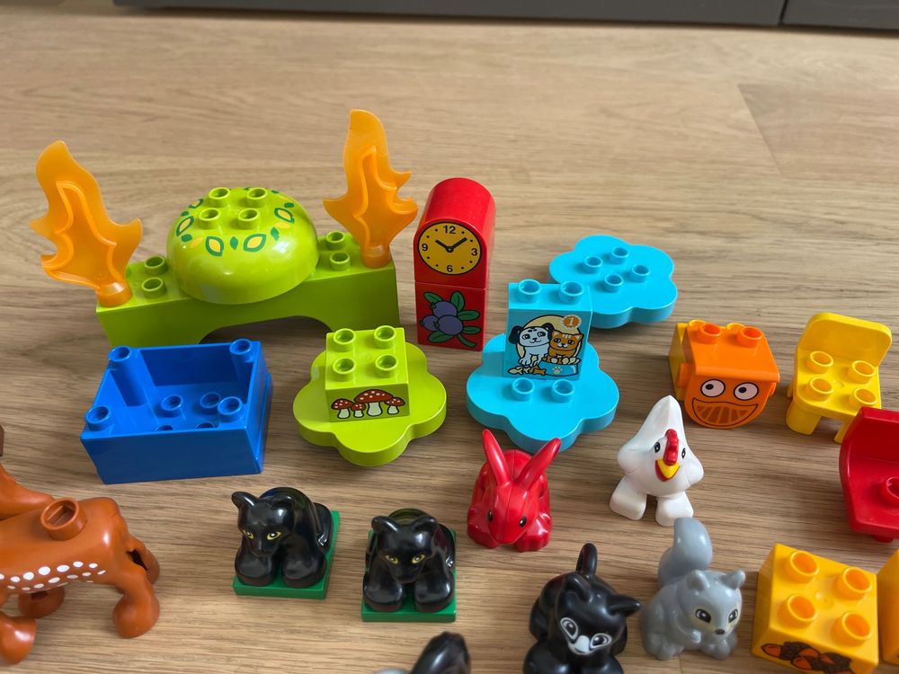 Lego Duplo Tier Bauernhof Set Pferde, Schafe, Bäume, Zaun | Kaufen auf Ricardo