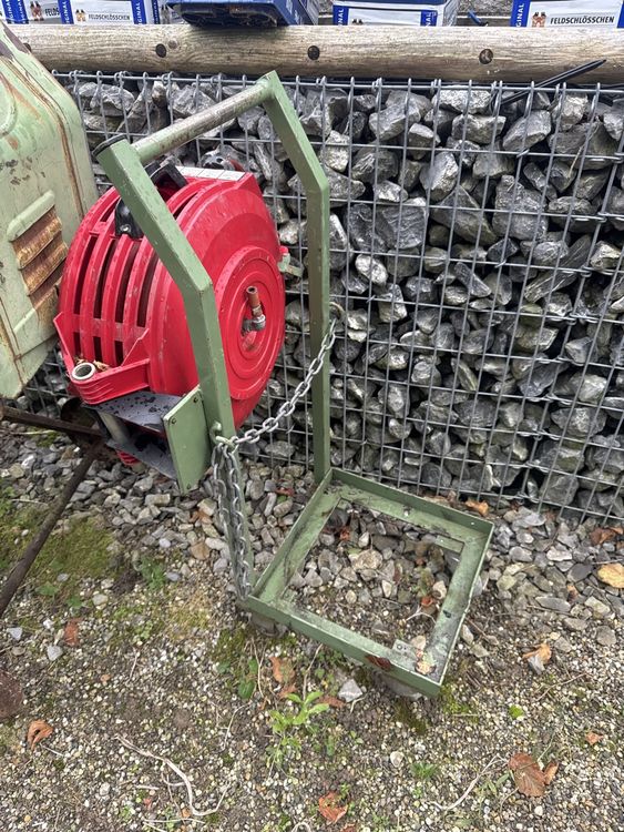 Wägeli mit Druckluft-Schlauchtrommel (Gebraucht) in Rehetobel für CHF 30 – nur Abholung auf ...