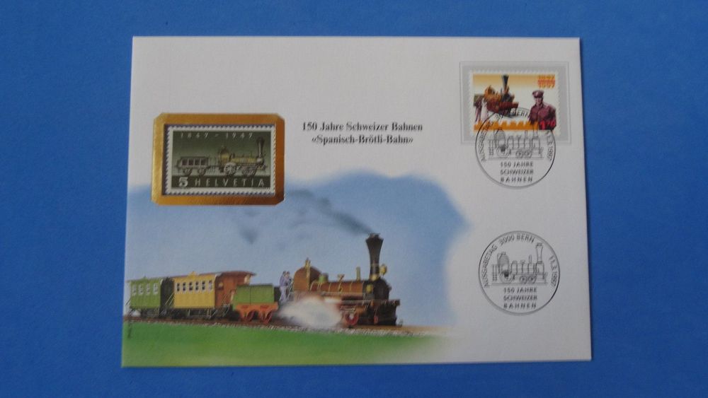 150 Jahre Schw. Bahnen Spanisch Brötlibahn (Neu (gemäss Beschreibung)) in Bürchen für CHF 1 ...