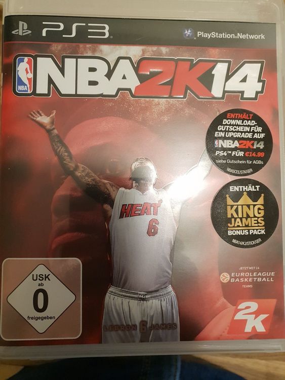 NBA 2K14 PAL Playstation 3 c1 (Gebraucht) in Neuhausen für CHF 5 – mit Lieferung auf Ricardo kaufen