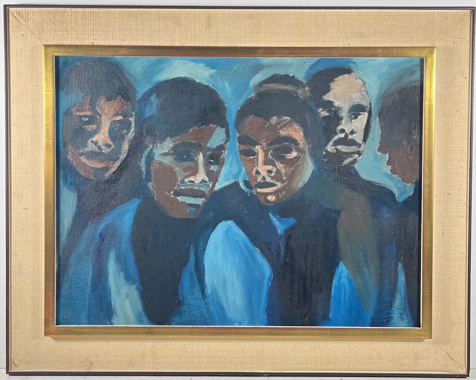 Grosse Gemälde mit Personen , Unlserlich Signiert (Gebraucht) in Root für CHF 19 – mit Lieferung ...