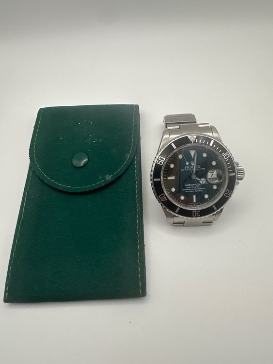 Rolex Submariner Date 16610 Edelstahl ohnePapiere nur Etui (Gebraucht ...