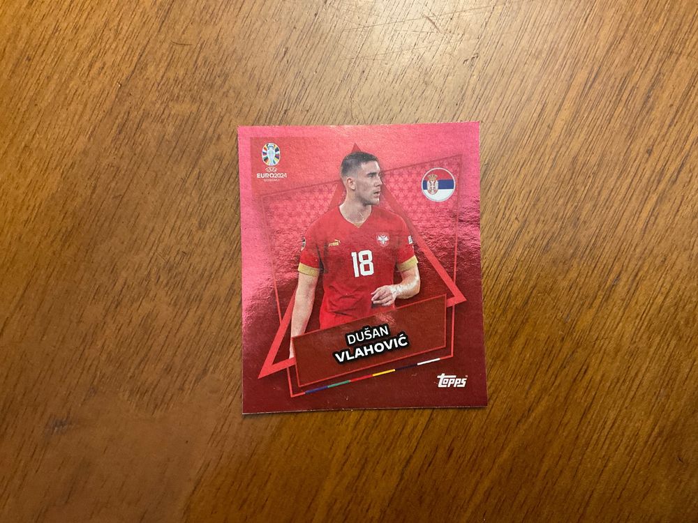 Topps Euro 2024, Srb, SP, Dusan Vlahovic (Neu (gemäss Beschreibung)) in ...