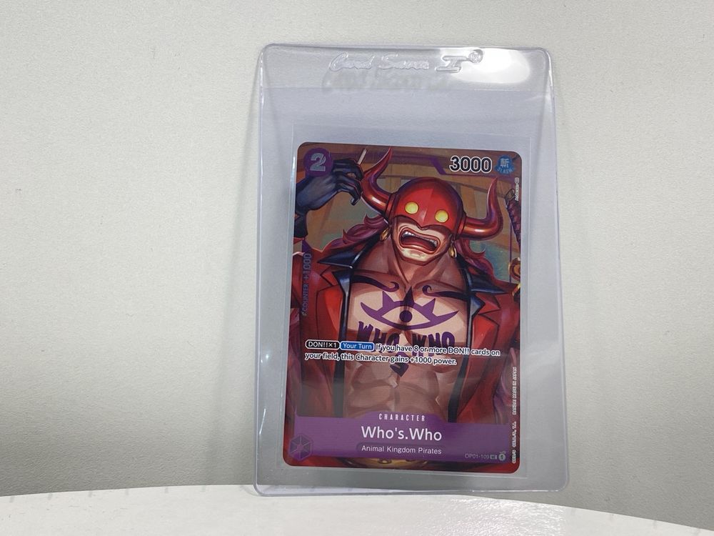 One Piece OP01-109 Who‘sWho Box Topper | Acheter sur Ricardo