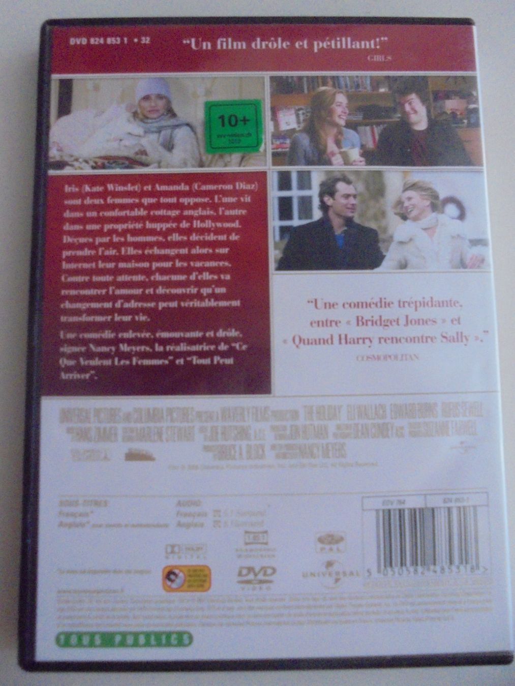 " The Holyday " Cameron Diaz, Kate Winslet, Jude Law.fr+ eng (D ...