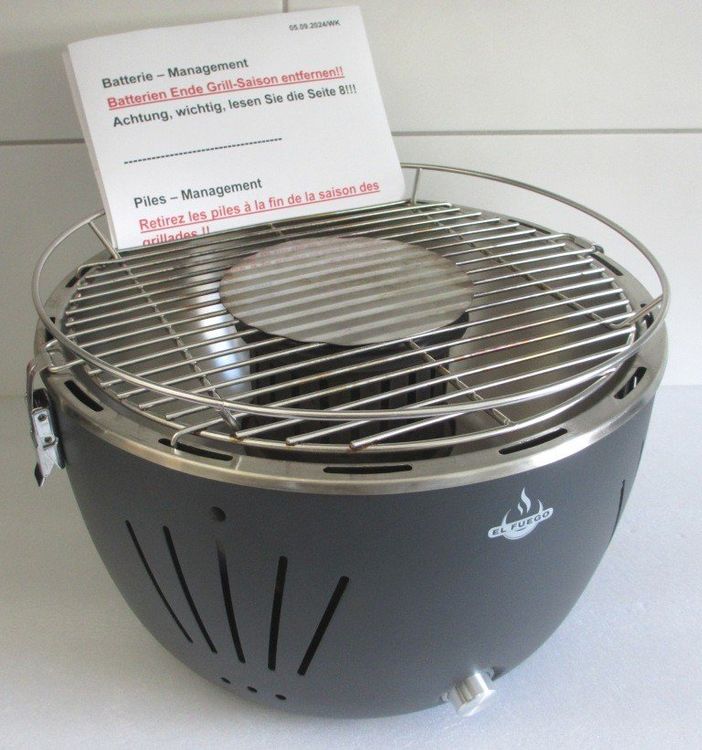 LotusGrill Nachbau, El Fuego, rauchfreier Tischgrill, TOP (Gebraucht ...