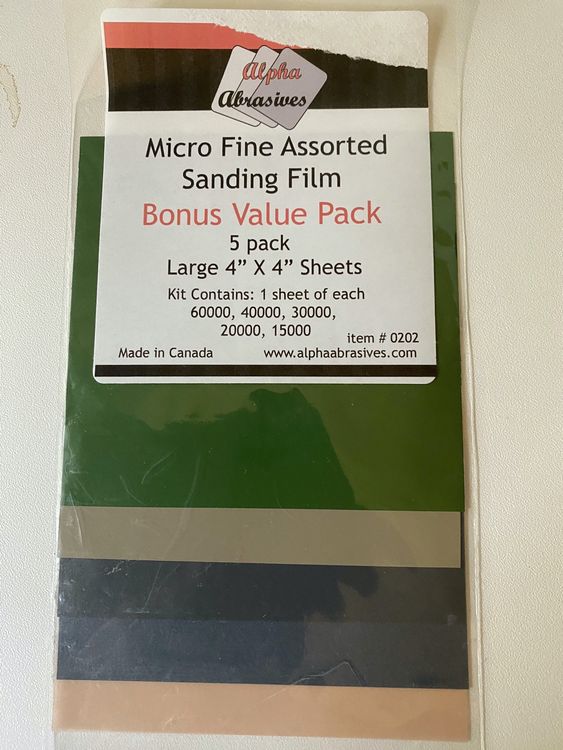 MICRO FINE ASSORTED SANDING FILM 5 PACK | Kaufen auf Ricardo
