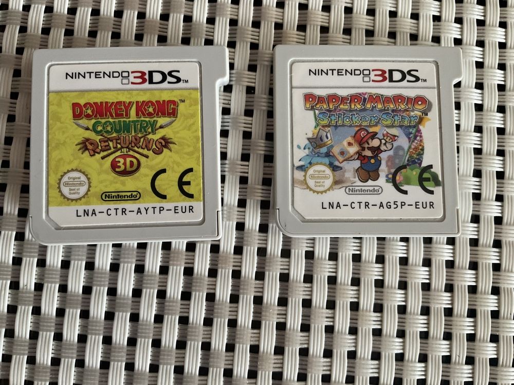 Paper Mario Sticker Star und Donkey Kong Country Returns 3 D (Gebraucht ...