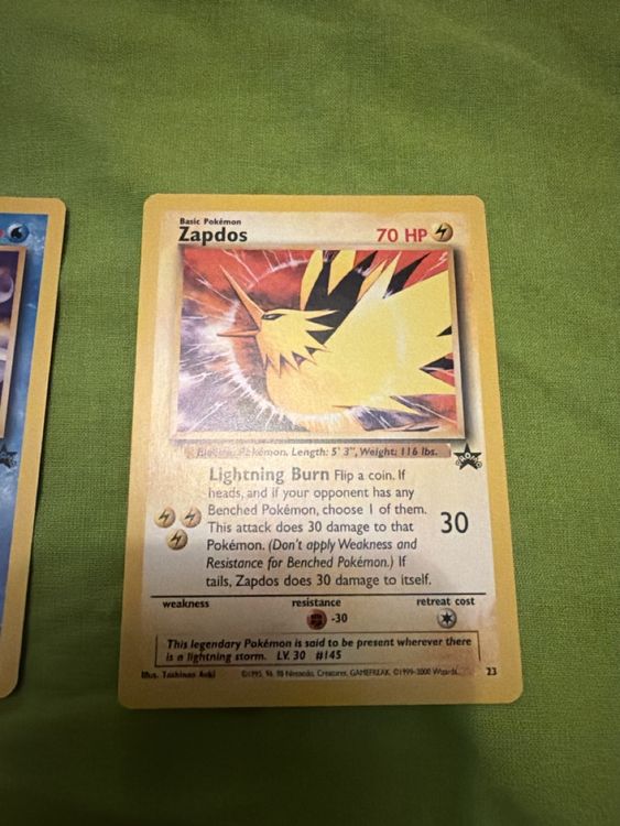 Pokemon Moltres Zapdos Articuno Blackstar (Gebraucht) in Massagno für ...