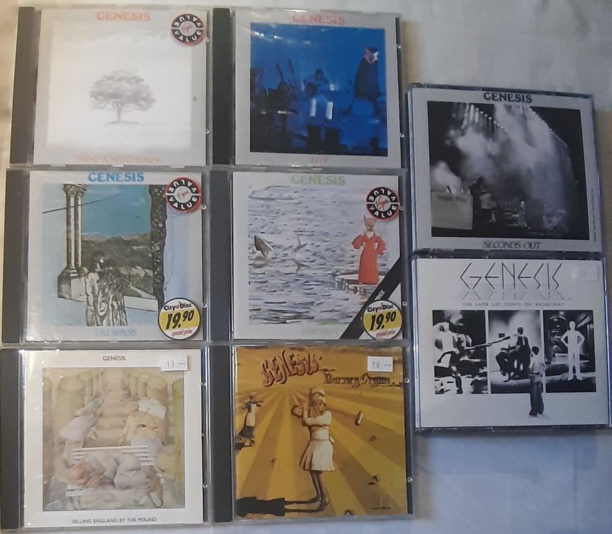 15 CD Pack von Genesis & 1 CDSi (Gebraucht) in Wileroltigen für CHF 9.5 ...