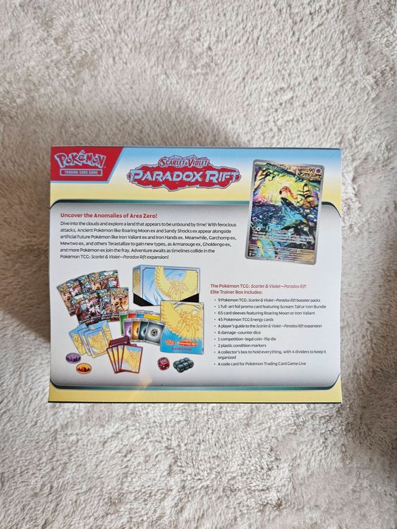 Pokémon TCG - Paradox Rift Roaring Moon ETB EN | Kaufen auf Ricardo
