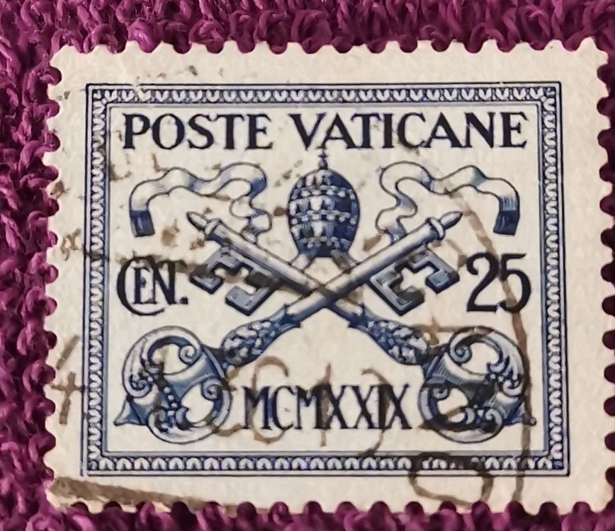 Timbre Vatican 1929 Poste Vaticane 25 c. (D'occasion) à Luzern pour CHF 100 – avec livraison ...