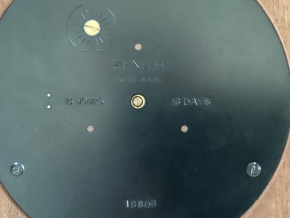 Horloge murale Zénith, vintage (Gebraucht) in Agiez für CHF 400 – mit ...