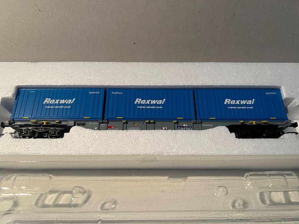Roco 66628 - SBB Cargo - Containertragwagen Rexwal (Neu (gemäss ...