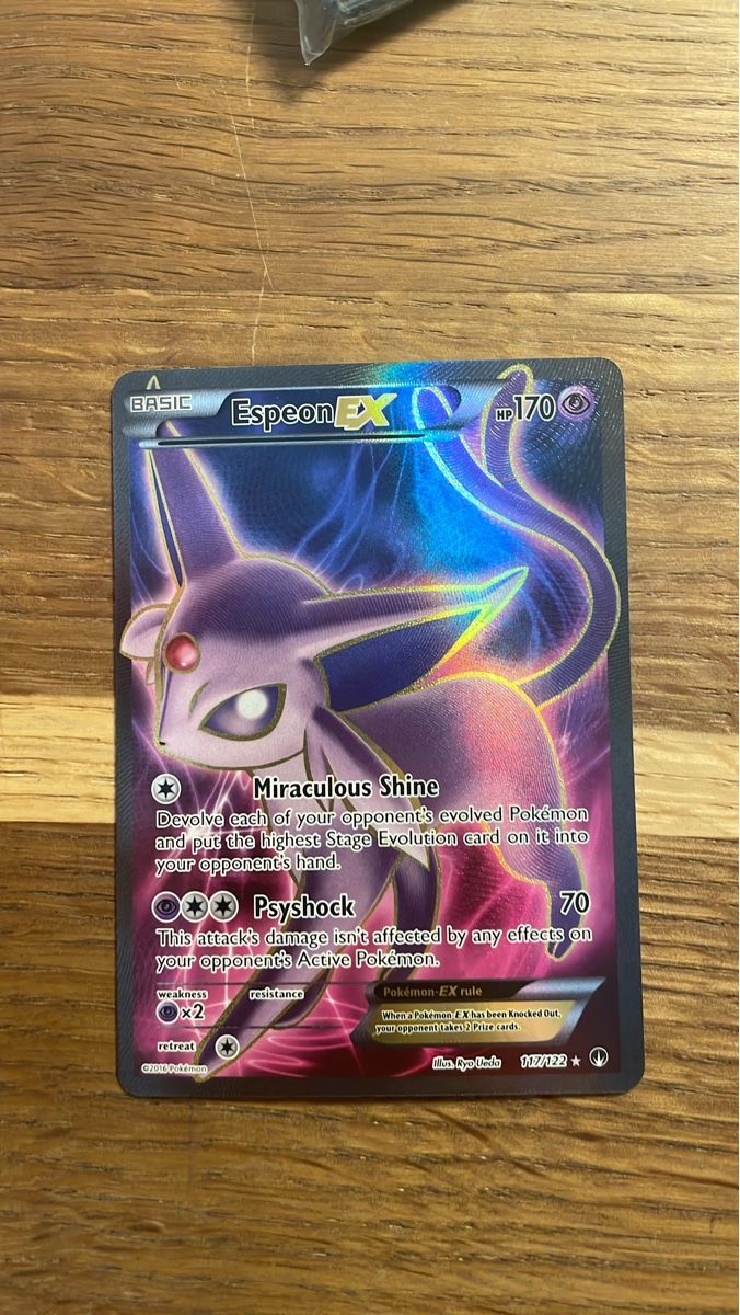 Espeon EX Full Art - 117/122 - Near Mint Condition! (Neu (gemäss ...