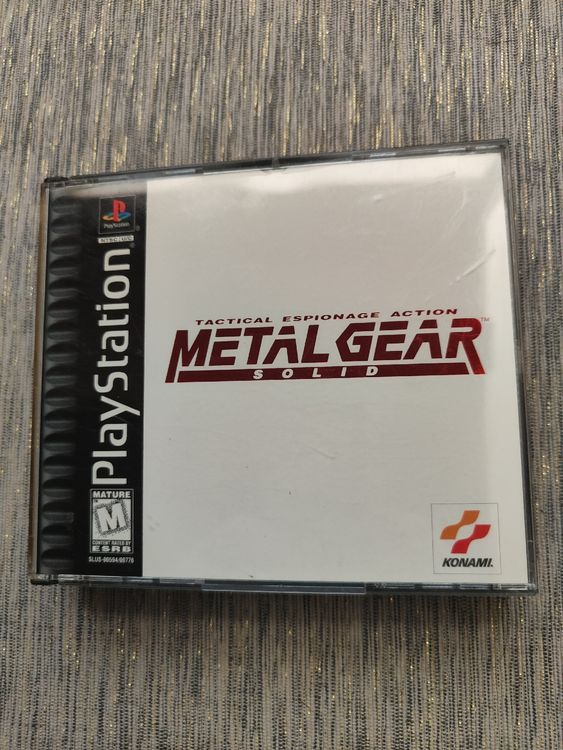 Metal Gear Solid - Playstation 1 PS1 (US) Black Label!! (Gebraucht) in ...