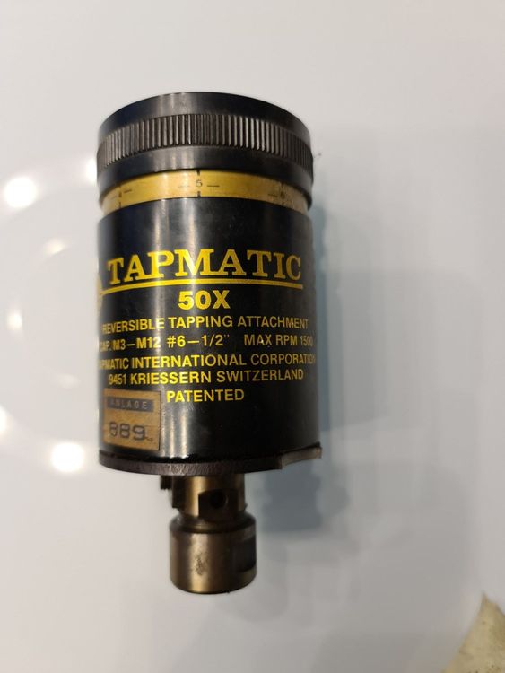 Tapmatic M3-M12 Gewindeschneidapparat (Gebraucht) in Schöftland für CHF ...