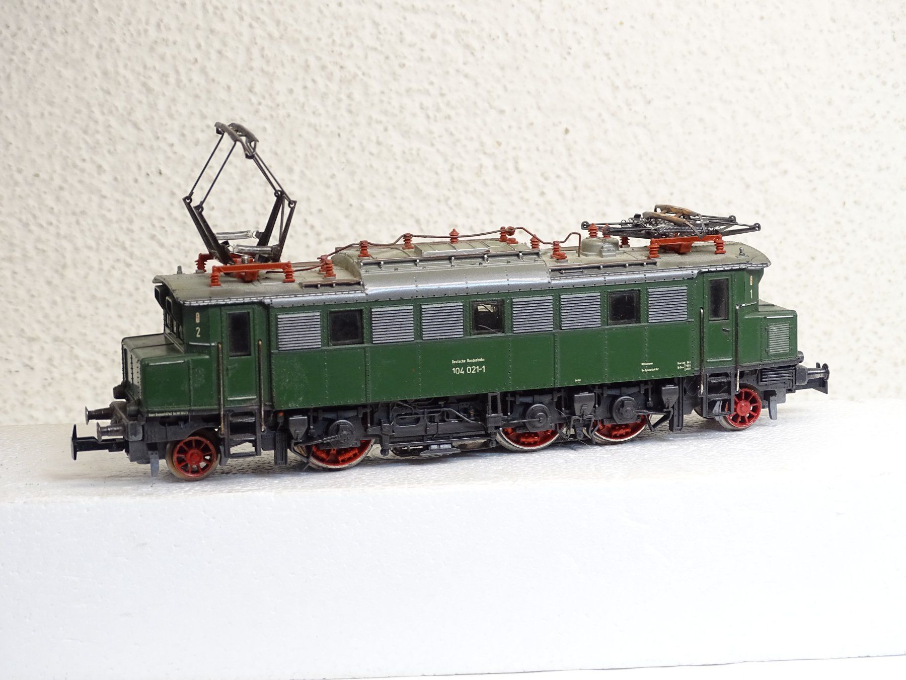 Märklin 3049 Elektrolok BRE104 021-1, DB, Grün, H0,WS/AC (Gebraucht) in ...