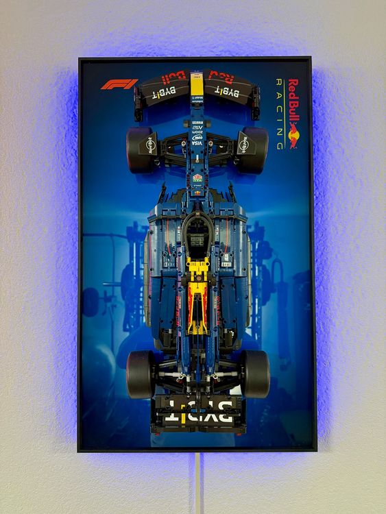 LEGO Oracle Red Bull Racing RB20 F1 mit LED-Wandbild (Gebraucht) in ...