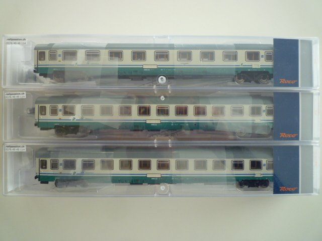 NEU - Set EC Wagen FS Trenitalia Roco 74284 - 74285 - 74286 (Neu und ...
