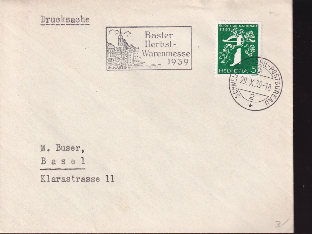 (LA70) LETTRE SPECIALE 1938 VOIR SCAN | Kaufen auf Ricardo