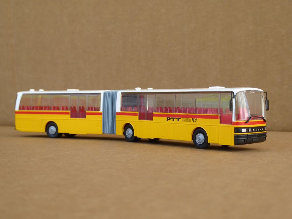 Postauto PTT, Gelenkbus Setra, Herpa HO (Neu (gemäss Beschreibung)) in ...