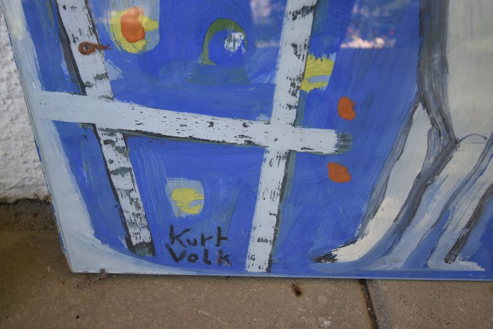Gemälde (Öl/Aquarell ?) KURT VOLK | Kaufen auf Ricardo
