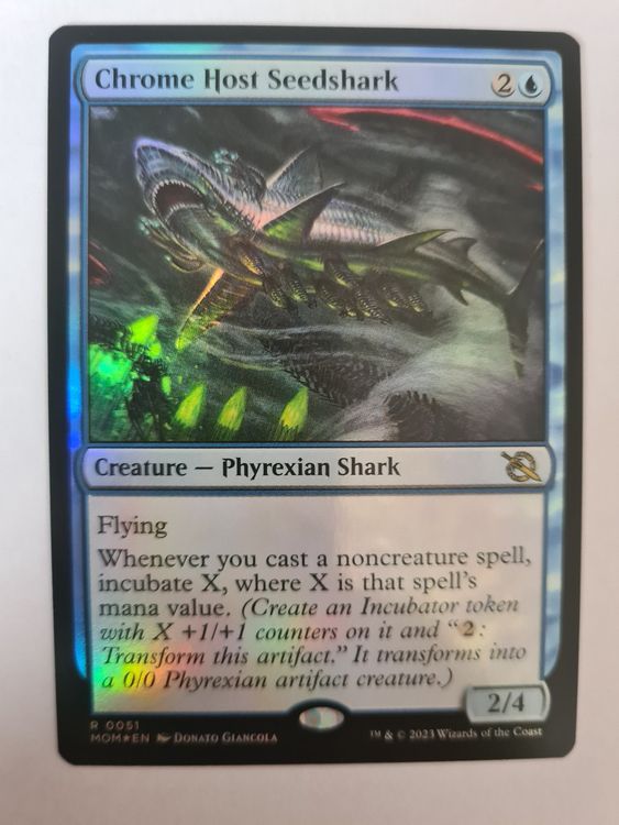 Chrome Host Seedshark, FOIL, MOM-0051 (Neu (gemäss Beschreibung)) in ...