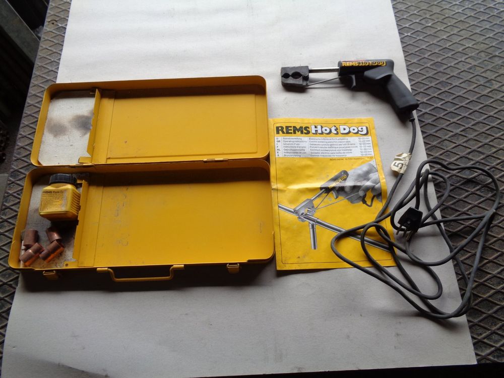 Lötzange Rems Hot-Dog mit Zubehör, 220 V (Gebraucht) in Ulisbach für ...